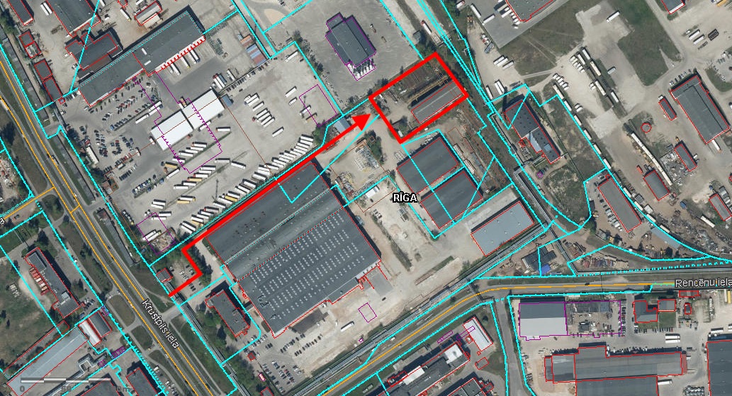 Investīciju objekts, Krustpils iela